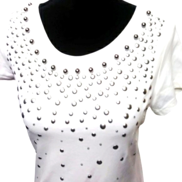 Tops | Nwt Studded Tee | Poshmark